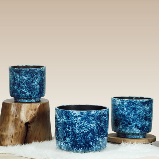 Vaso Minerva Azul | Bioma Plants